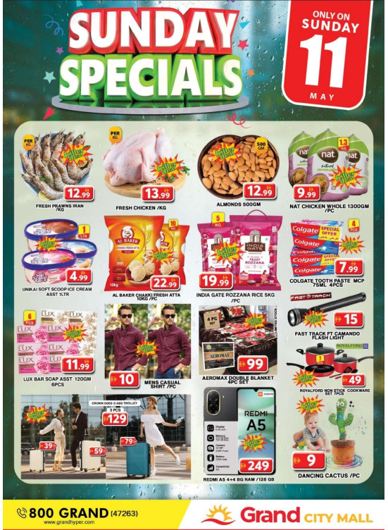 Sunday Specials - Grand City Mall from Grand Hypermarket until 11th May ...