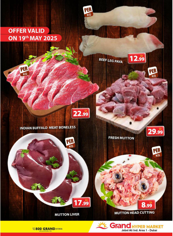 Meat Deals - Grand Hypermarket Jebel Ali from Grand Hypermarket until ...