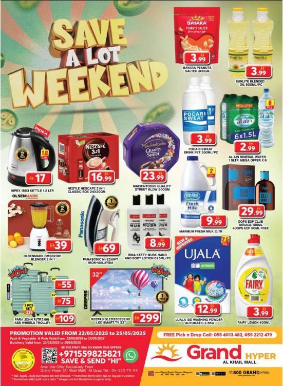 Weekend Deals - Grand Hyper Al Khail Mall from Grand Hypermarket until 25th May - Grand ...