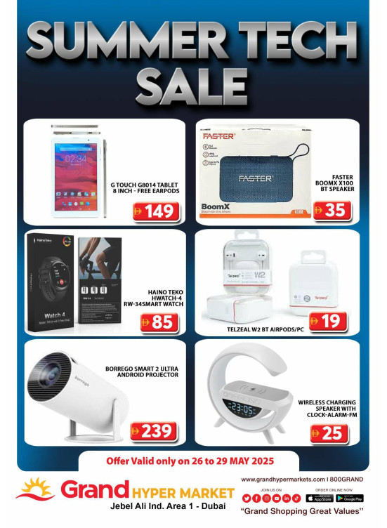 Summer Tech Sale - Grand Hypermarket Jebel Ali from Grand Hypermarket ...
