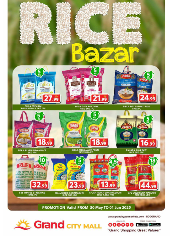 Rice Bazar Deals - Grand City Mall from Grand Hypermarket until 1st ...