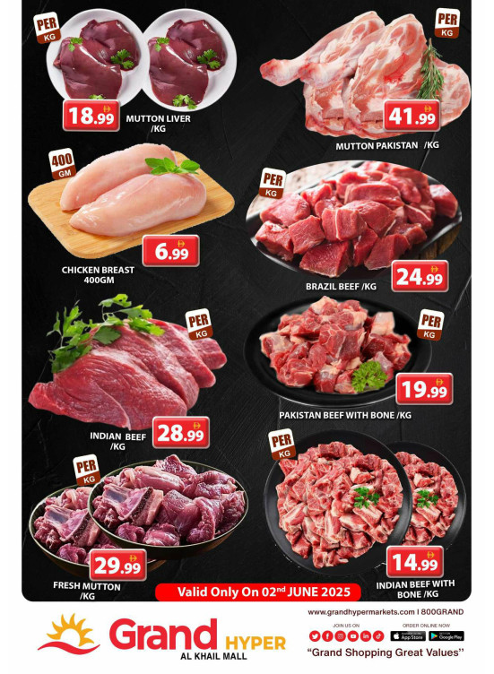 Meat Monday - Grand Hyper Al Khail Mall from Grand Hypermarket until ...