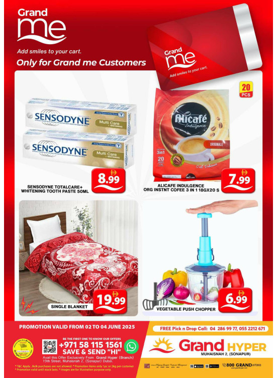 Grand Me Deals - Grand Hyper Muhaisnah from Grand Hypermarket until 4th June - Grand Hypermarket ...