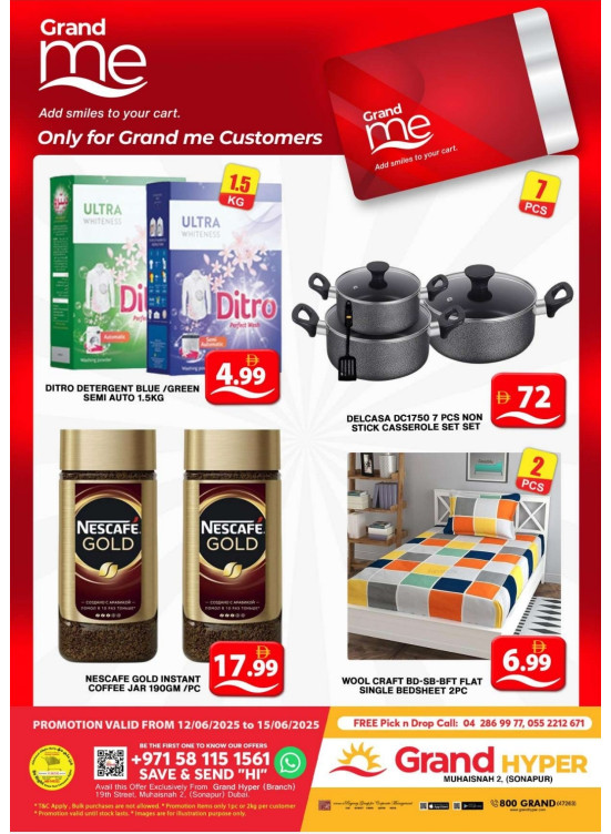 Grand Me Deals - Grand Hyper Muhaisnah from Grand Hypermarket until 15th June - Grand ...