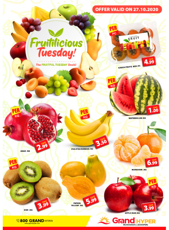 Fruitilicious Tuesday - Grand Hyper Muhaisnah from Grand Hypermarket ...