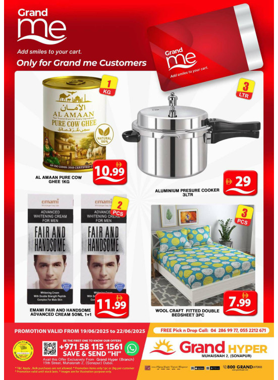 Grand Me Deals - Grand Hyper Muhaisnah from Grand Hypermarket until 22nd June - Grand ...