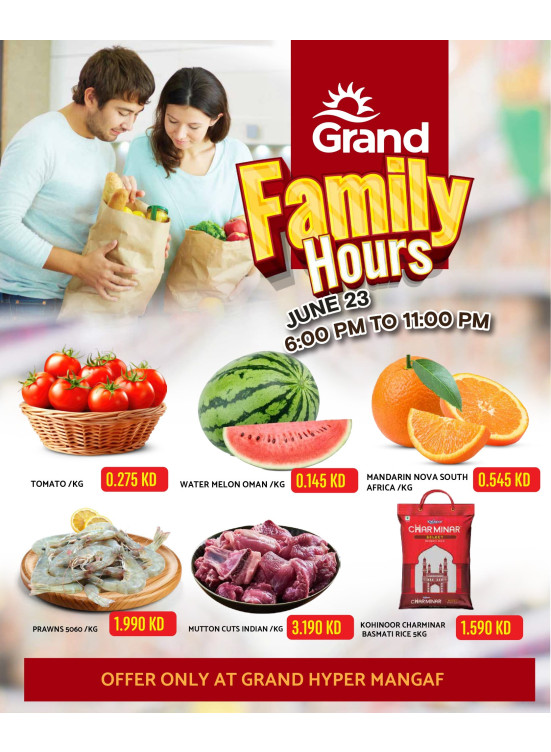 Family Hours Offer - Mangaf from Grand Hypermarket until 23rd June ...