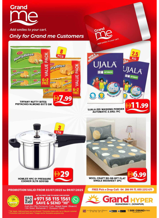 Grand Me Deals - Grand Hyper Muhaisnah from Grand Hypermarket until 9th July - Grand Hypermarket ...