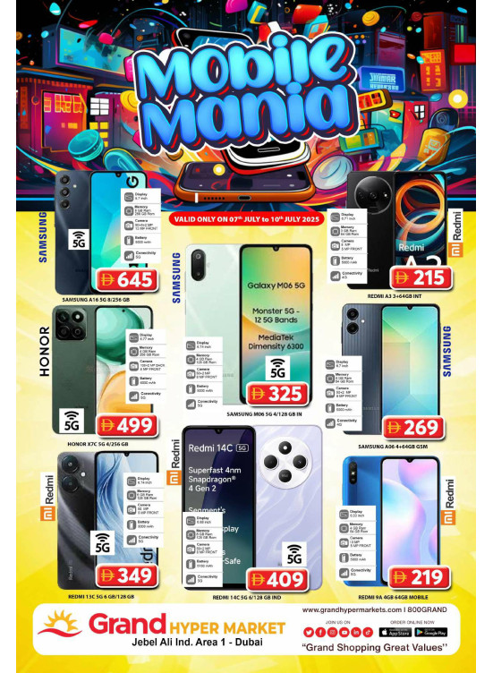 Mobile Mania - Grand Hypermarket Jebel Ali from Grand Hypermarket until ...