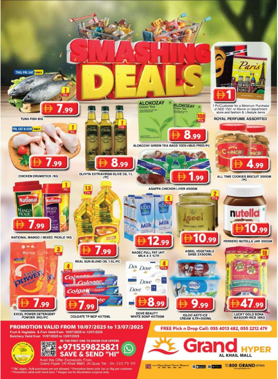 Weekend Deals - Grand Hyper Al Khail Mall from Grand Hypermarket until 13th July - Grand ...