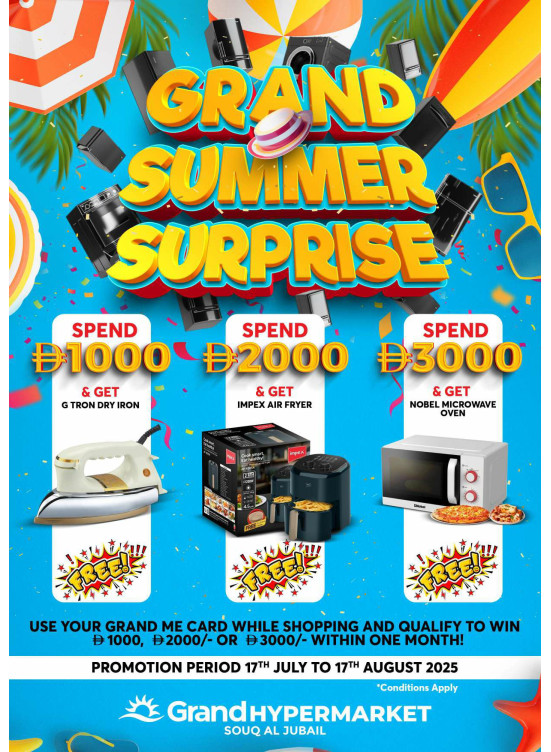 Grand Summer Surprise - Souq Al Jubail, Sharjah from Grand Hypermarket ...