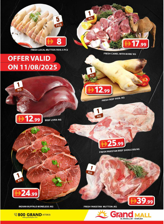 Meat Monday - Grand Mall Sharjah from Grand Hypermarket until 11th ...