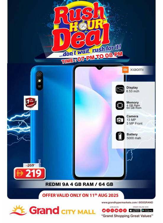 Rush Hour Deal - Grand City Mall from Grand Hypermarket until 11th ...