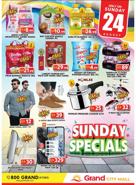 Sunday Specials - Grand City Mall from Grand Hypermarket until 24th ...