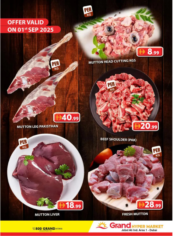 Meat Deals - Grand Hypermarket Jebel Ali from Grand Hypermarket until ...