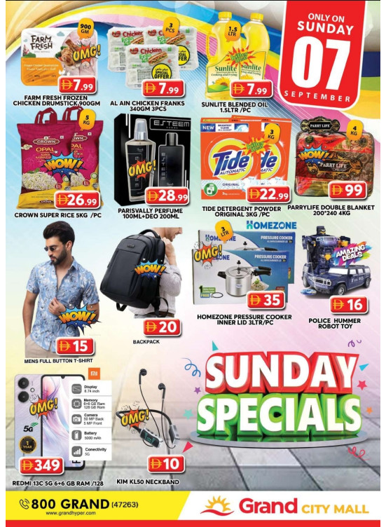 Sunday Specials - Grand City Mall from Grand Hypermarket until 7th ...
