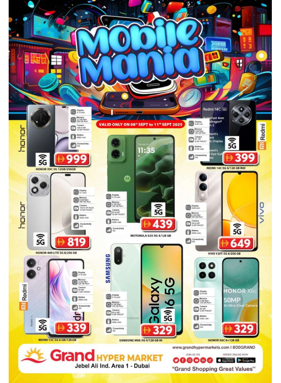 Mobile Mania - Grand Hypermarket Jebel Ali from Grand Hypermarket until ...
