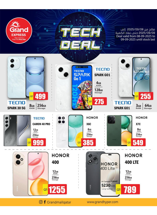 Tech Deal - Plaza Mall, Asian Town from Grand Hypermarket until 8th September - Grand ...