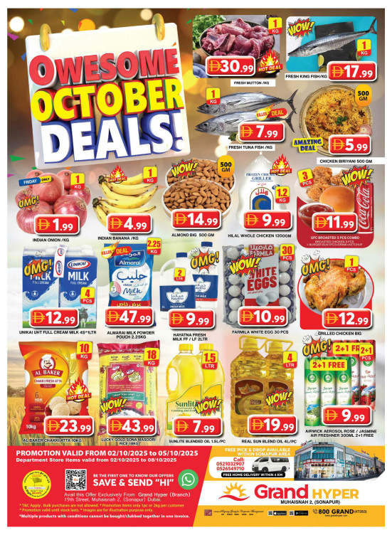 Weekend Deals - Grand Hyper Muhaisnah from Grand Hypermarket until 5th ...