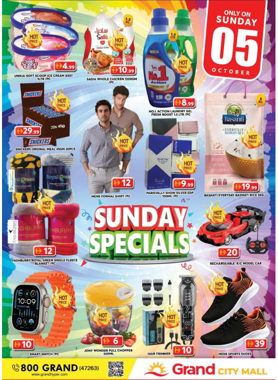 Sunday Specials - Grand City Mall from Grand Hypermarket until 5th ...
