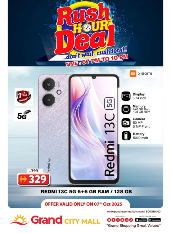 Rush Hour Deal - Grand City Mall from Grand Hypermarket until 7th ...