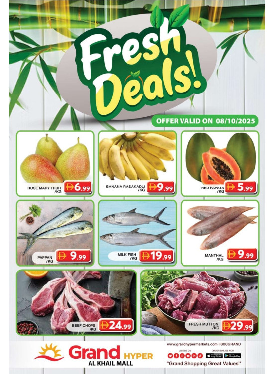 Fresh Deals - Grand Hyper Al Khail Mall from Grand Hypermarket until ...