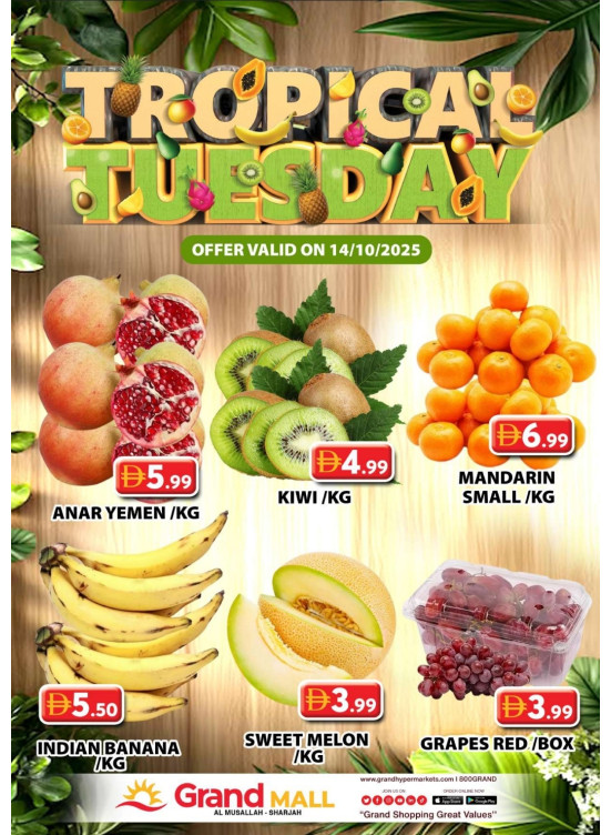 Fruitilicious Tuesday - Grand Mall Sharjah from Grand Hypermarket until ...