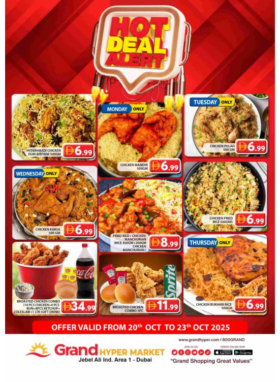 Hot Deals - Grand Hypermarket Jebel Ali from Grand Hypermarket until 23rd October - Grand ...