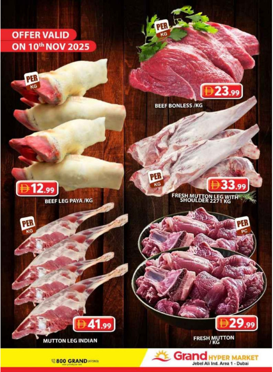 Meat Deals - Grand Hypermarket Jebel Ali from Grand Hypermarket until ...
