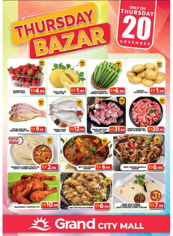 Thursday Bazar - Grand City Mall from Grand Hypermarket until 20th ...