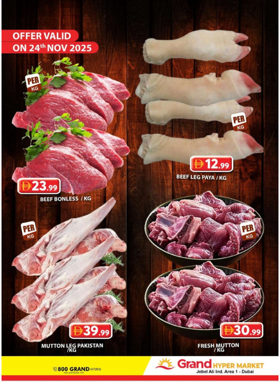 Meat Deals - Grand Hypermarket Jebel Ali from Grand Hypermarket until ...