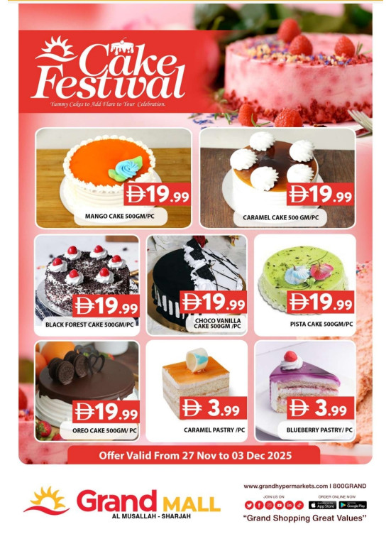 Cake Festival - Grand Mall Sharjah from Grand Hypermarket until 3rd ...