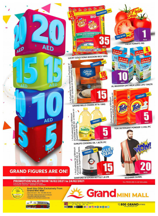 5 AED To 20 AED Deals - Grand Mini Mall from Grand Hypermarket until ...