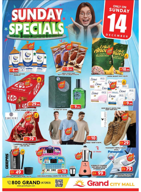 Sunday Specials - Grand City Mall from Grand Hypermarket until 14th ...