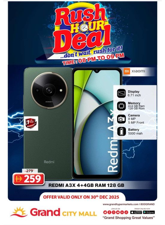 Rush Hour Deal - Grand City Mall from Grand Hypermarket until 30th ...