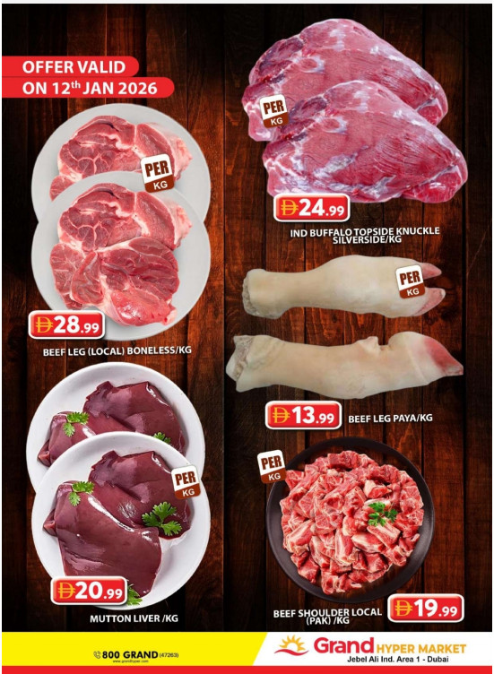 Meat Deals - Grand Hypermarket Jebel Ali from Grand Hypermarket until ...