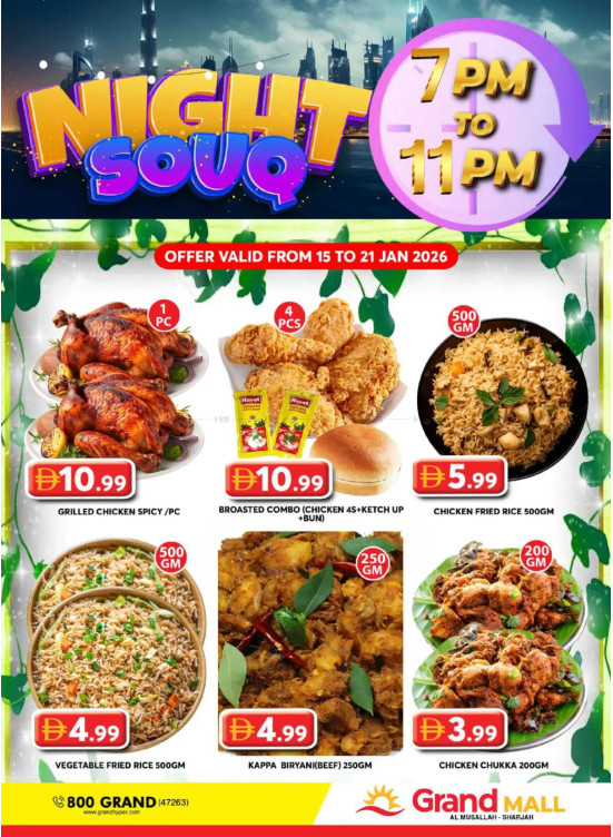 Night Souq Deals - Grand Hyper Mall Sharjah from Grand Hypermarket ...