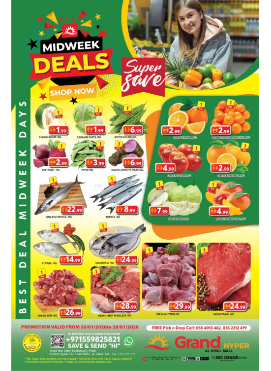 Midweek Deals - Grand Hyper Al Khail Mall from Grand Hypermarket until ...