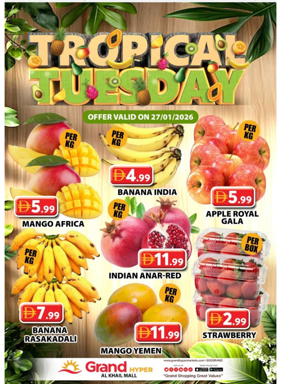 Fruitilicious Tuesday - Grand Hyper Al Khail Mall from Grand ...