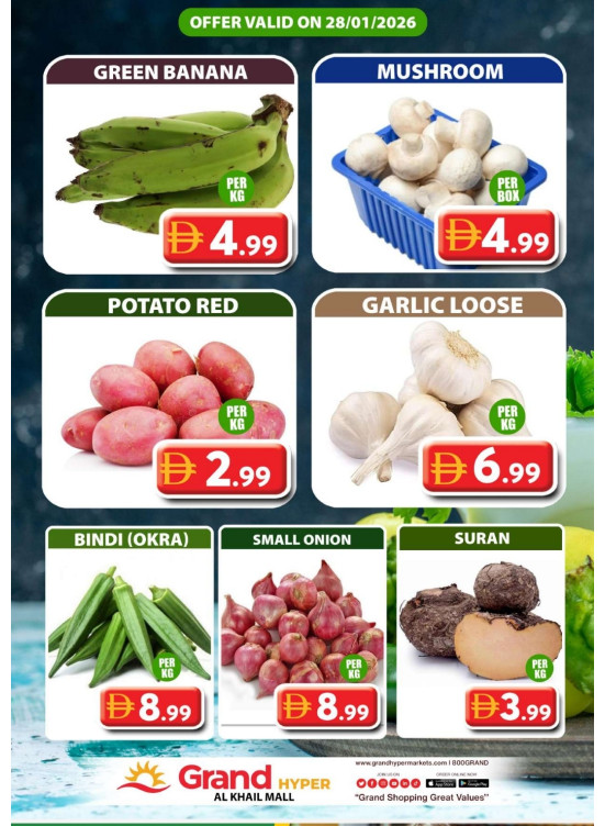 Veggie Wednesday - Grand Hyper Al khail Mall from Grand Hypermarket ...