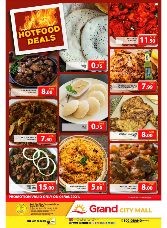 Hot Food Deals - Grand City Mall from Grand Hypermarket until 6th June ...