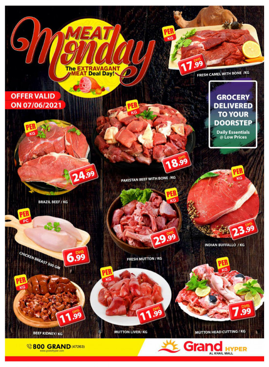 Meat Monday - Grand Hyper Al Khail Mall from Grand Hypermarket until ...
