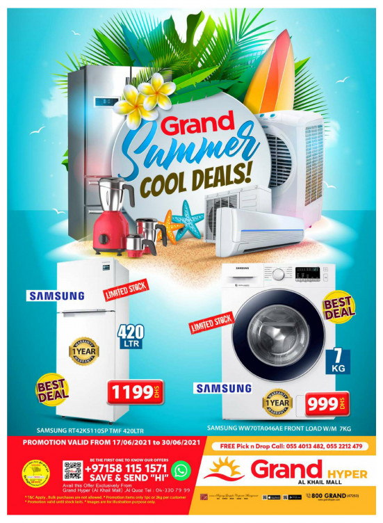 Grand Summer Cool Deals - Grand Hyper Al Khail Mall from Grand ...