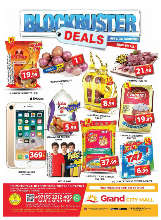 Blockbuster Deals - Grand City Mall from Grand Hypermarket until 18th ...