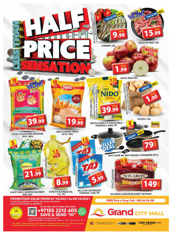Less Than Half Price - Grand City Mall from Grand Hypermarket until 9th ...