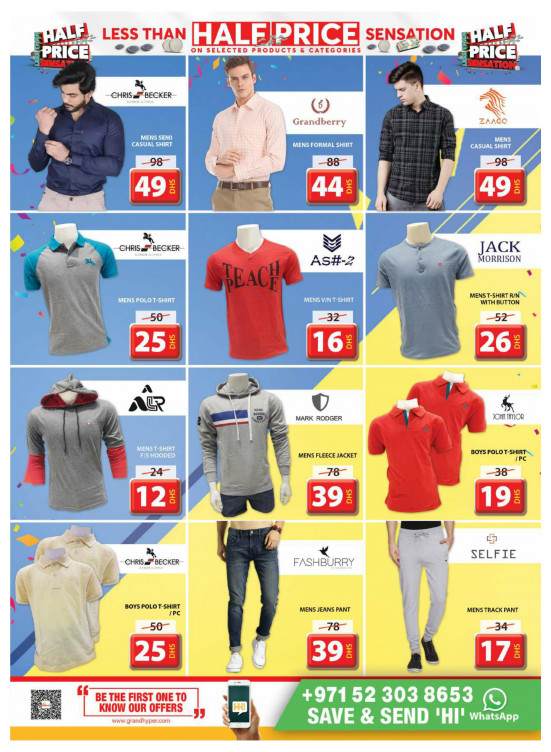 Less Than Half Price - Grand Mall Sharjah from Grand Hypermarket until ...