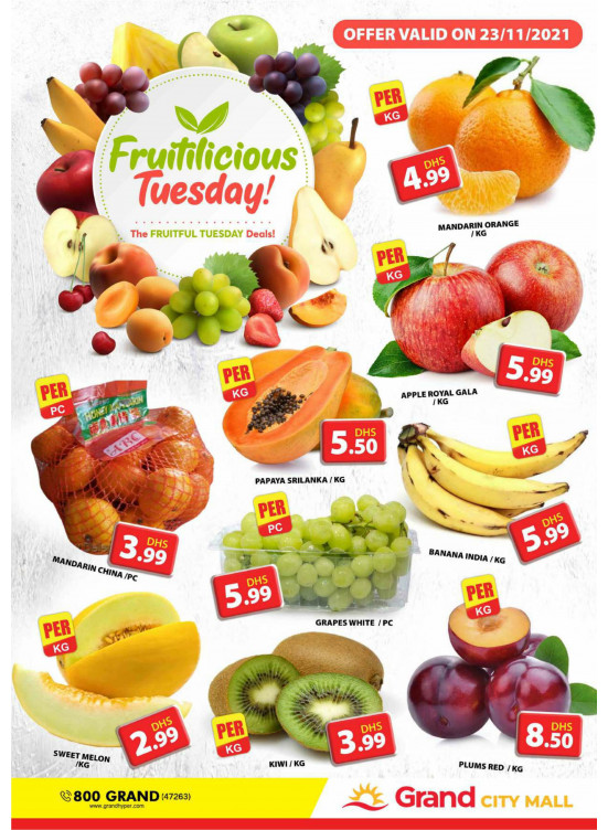Fruitilicious Tuesday - Grand City Mall from Grand Hypermarket until ...