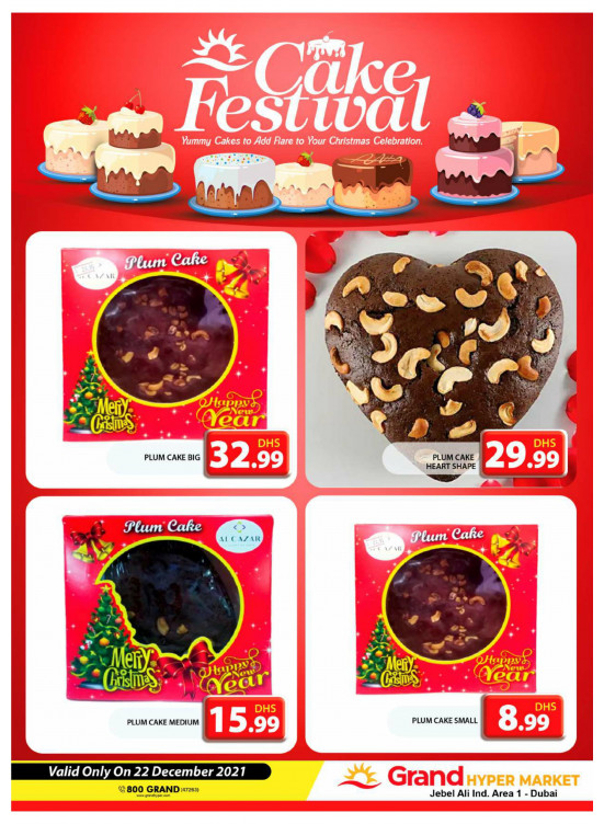 Cake Festival - Grand Hypermarket Jebel Ali from Grand Hypermarket ...