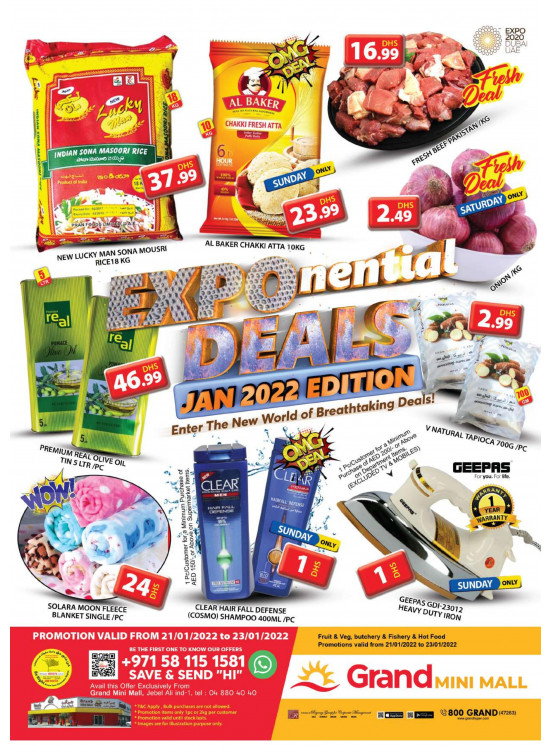 EXPO Deals - Grand Mini Mall from Grand Hypermarket until 23rd January ...