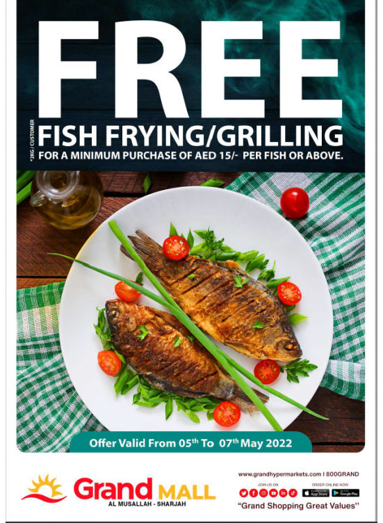Fish Offers - Grand Mall Sharjah from Grand Hypermarket until 7th May ...